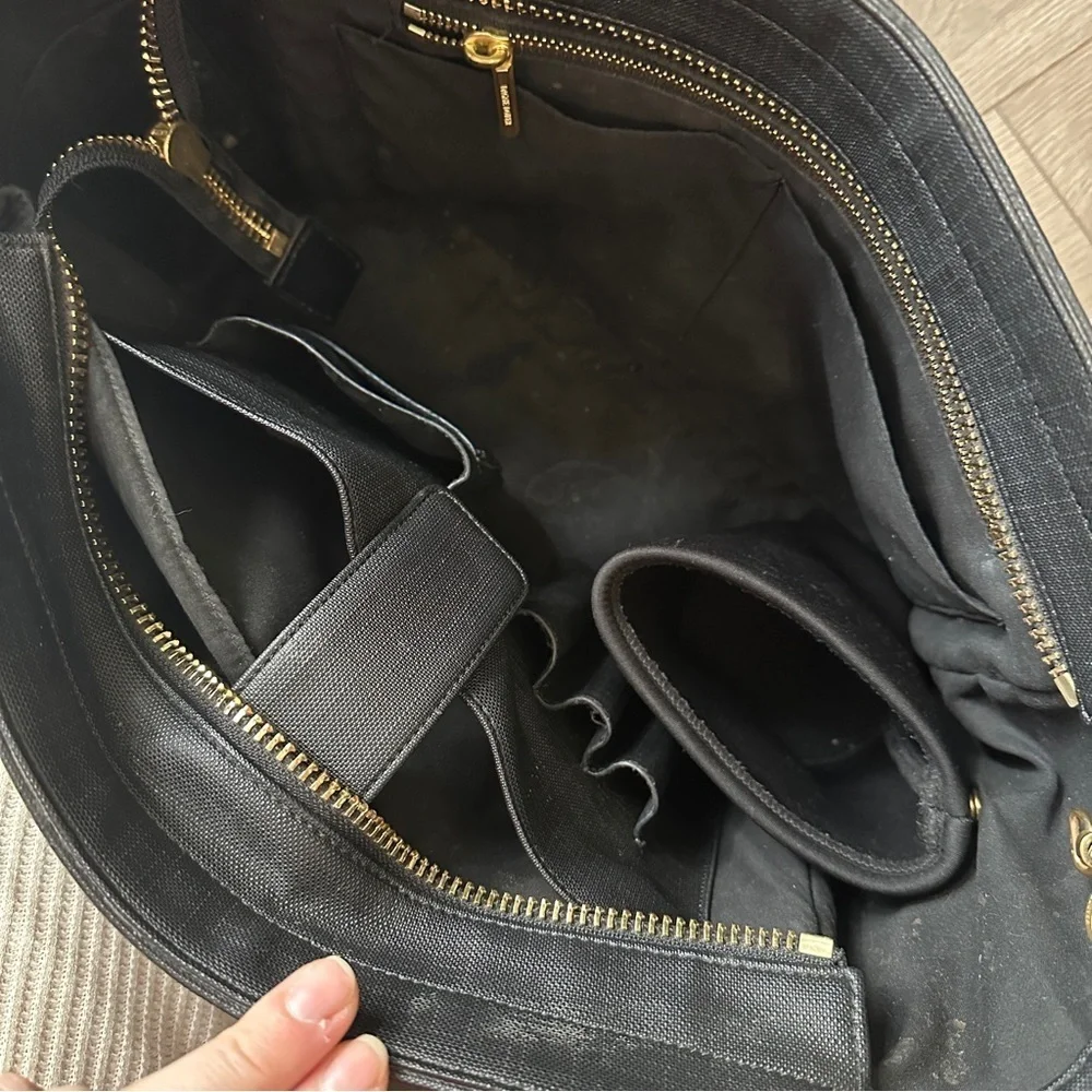 Dagne Dover | Bags | Dagne Dover Classic Signature Tote Purse Bag Black ...
